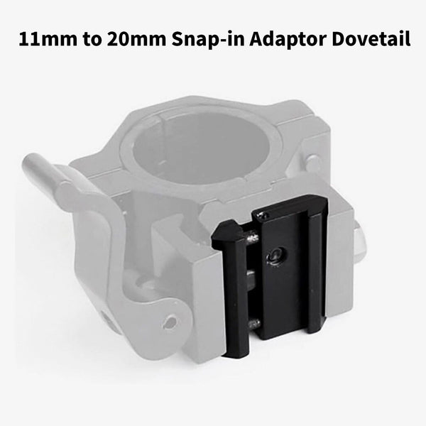 2X Dovetail Weaver Picatinny Base Snap in Rail Low Profile Adapter 11mm ...