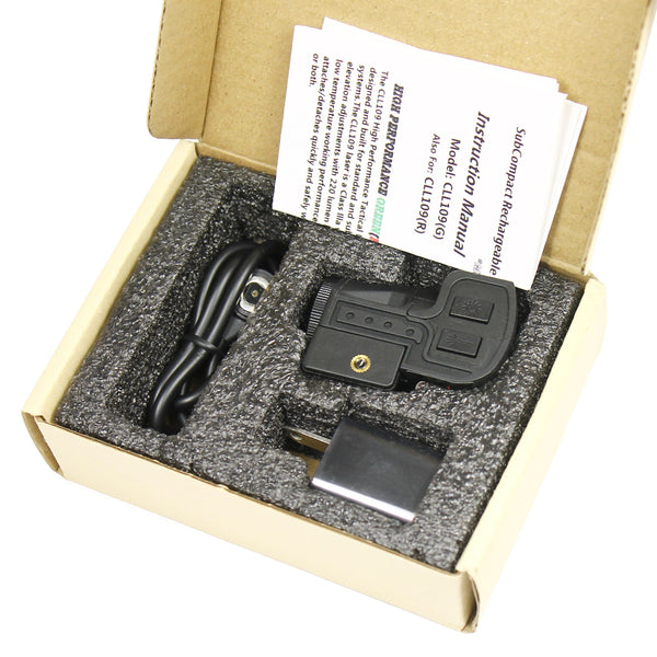 Tactical Flashlight & Green Laser Sight Combo Picatinny Rail Mounted Pistol West Lake Tactical