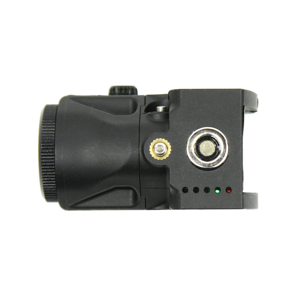 Tactical Flashlight & Green Laser Sight Combo Picatinny Rail Mounted ...
