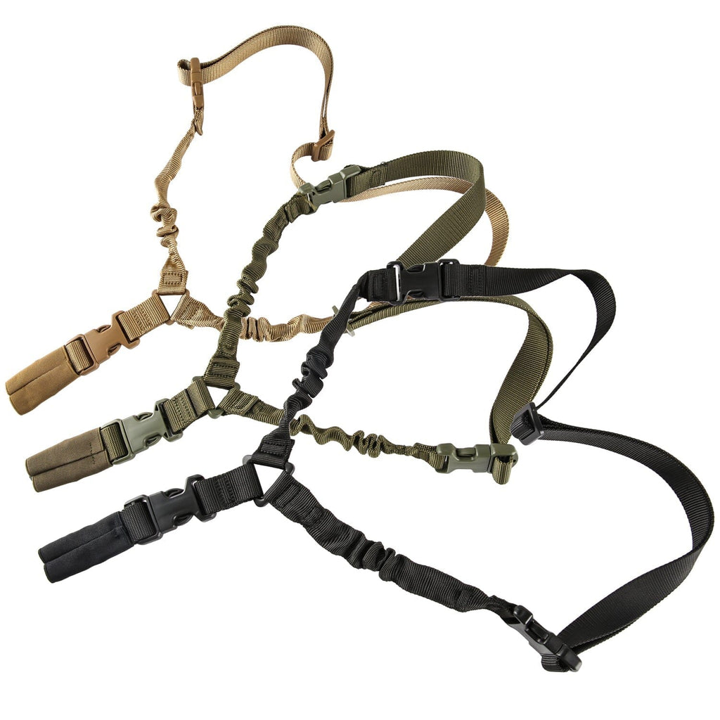 Single Point Gun Rifle Sling Bungee Strap w/ M-LOK Quick Release QD Sl ...