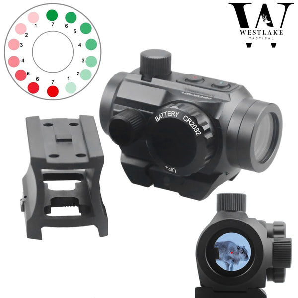 Tactical Reflex Red Green Dot Sight Scope with – West Lake Tactical