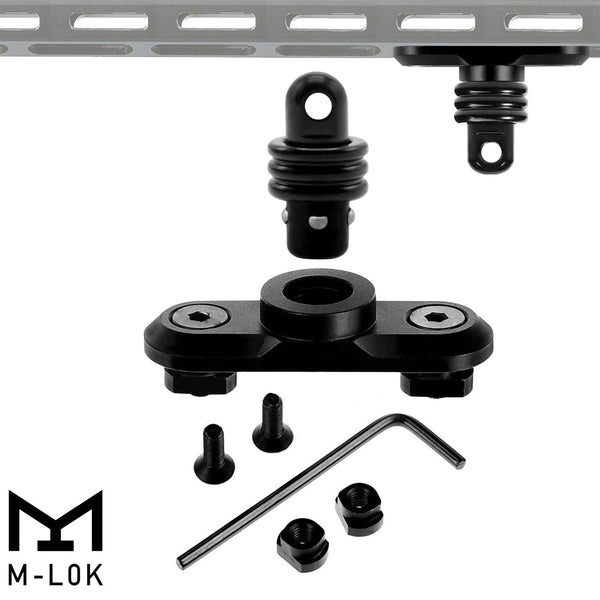 M-LOK HD QD Sling Mount Swivel With Quick Detach Stud Attachment ...