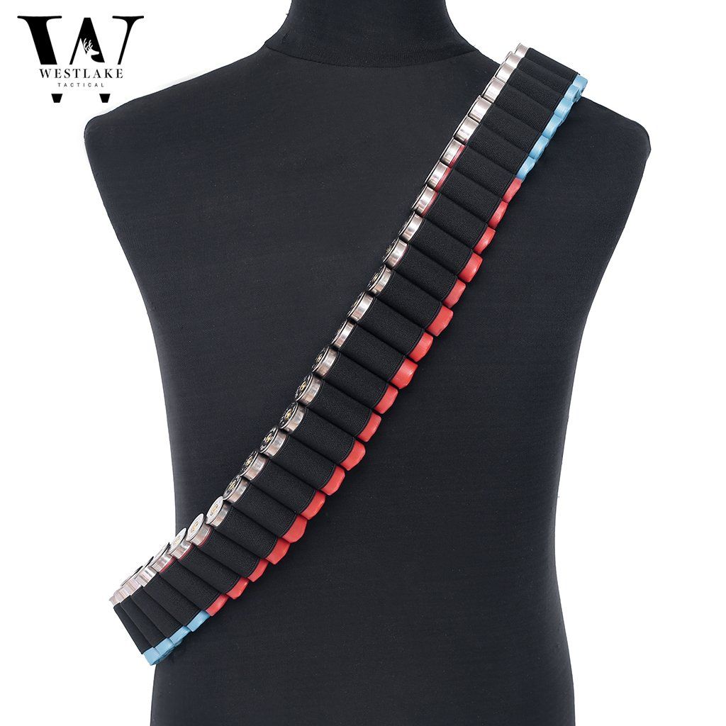 56 Round Shotgun Shell Bandolier Tactical Shotgun Shell Bandolier - 12 ...