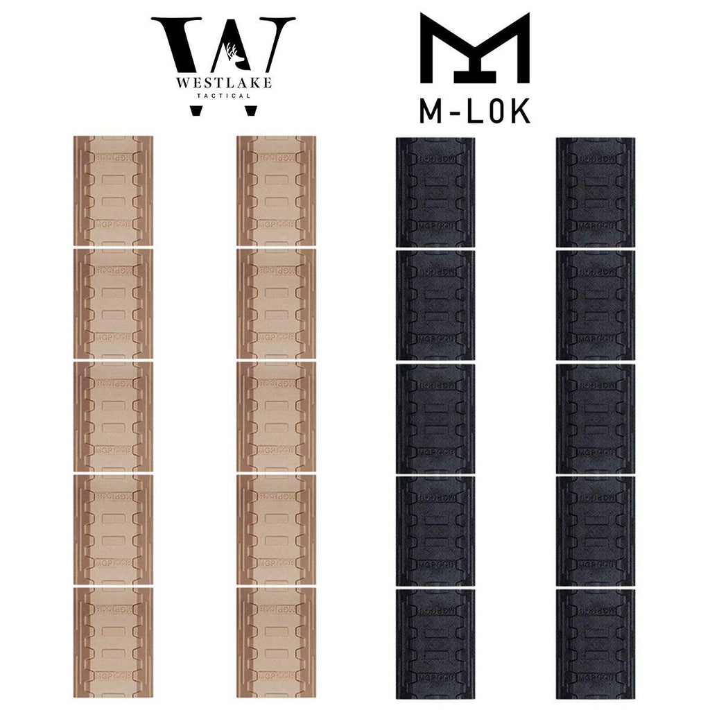 10 PCS M-Lok Rail Cover SNAP-IN Panels for MLOK – West Lake Tactical