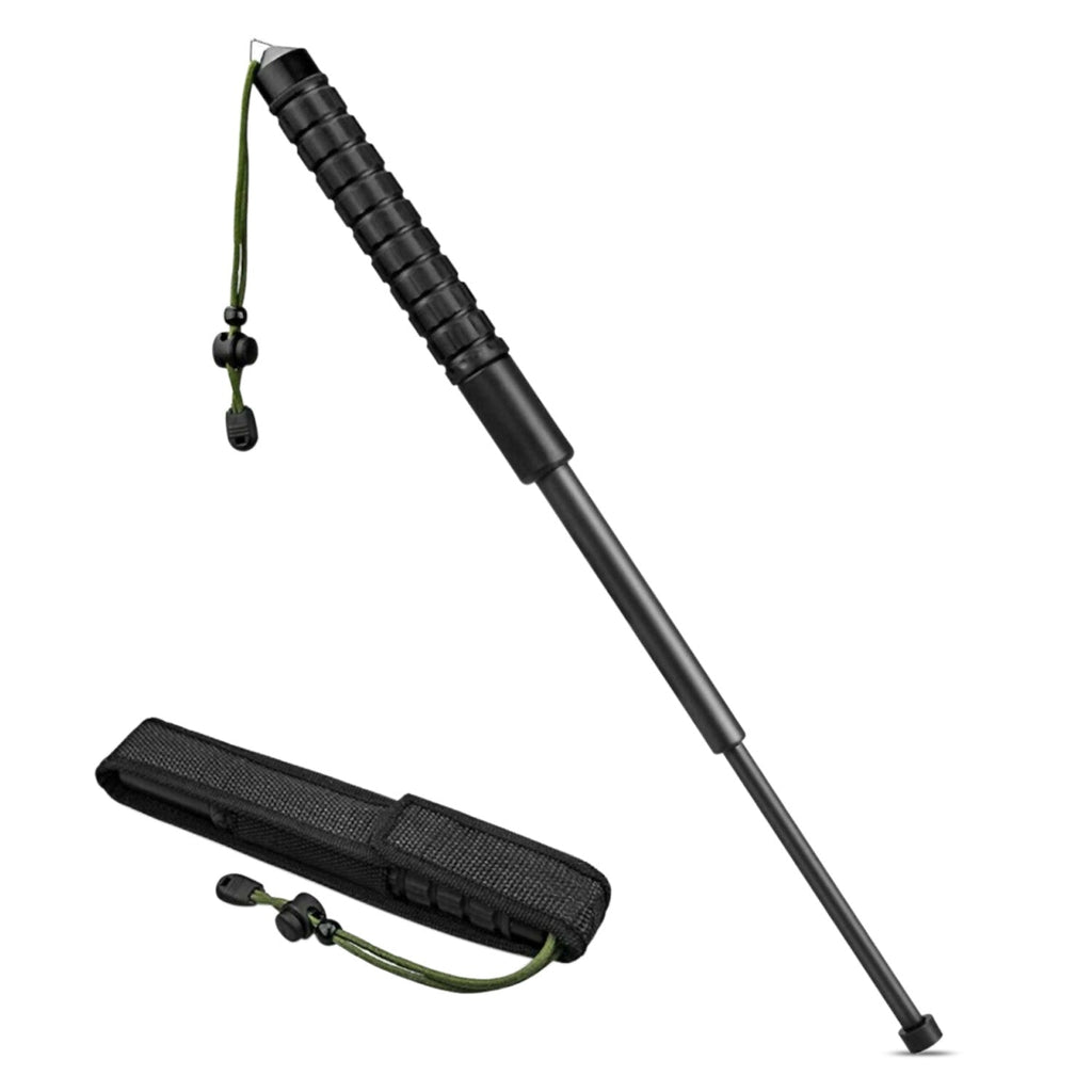 26“ 3 Section Portable Telescopic Trekking Pole Alpenstock Defense ...