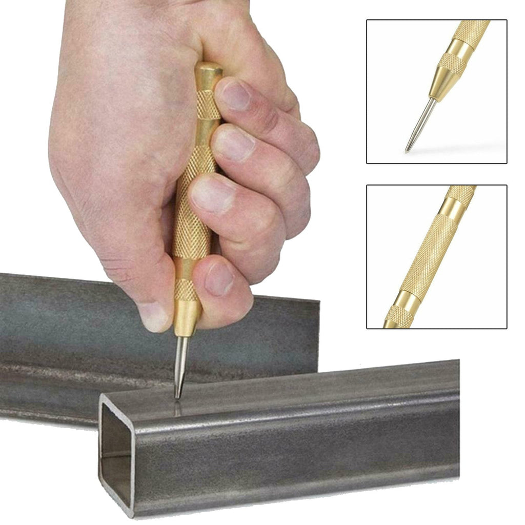2PC Automatic Center Punch Strikes Surface Hammer Spring Loaded Window ...