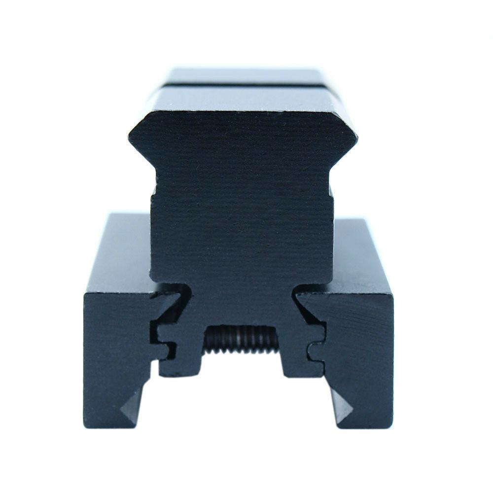 Flat Top Mini 1" Rail Riser Block Mount for Pictinney or 11mm Dovetail ...