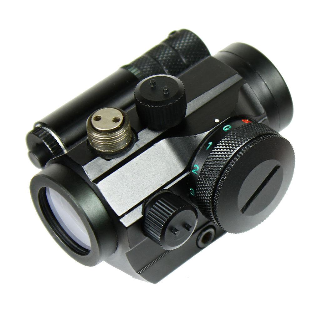Tactical Reflex Green / Red Dot Sight Scope & Laser Sight Combo with R ...
