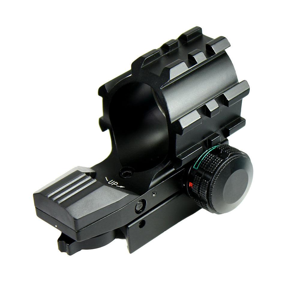 Tactical Holographic Red Green 4 Reticles Reflex Dot Sight with 20mm R ...