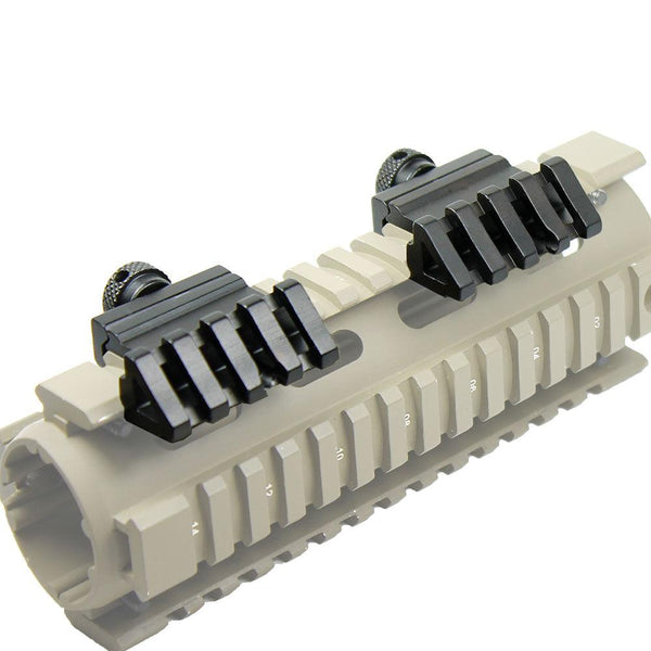 2 PCS 1 Pair 45 Degree Offset Rail Mount Quick Release for Picatinny W ...