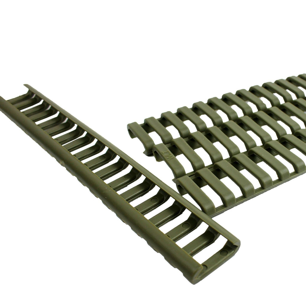 8x Heat Resistant Rifle Ladder Rail Cover Weaver Picatinny Handguard ...