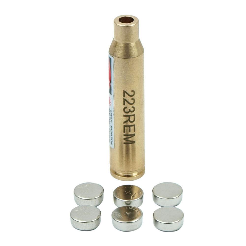 Red Laser Dot 223 Boresighter .223 REM Brass Laser Bore sight for Rifl ...