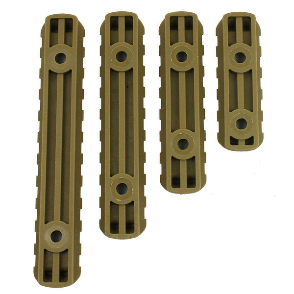 Tactical Polymer Picatinny Weaver Rail Section Set of 4 for MOE Handgu ...