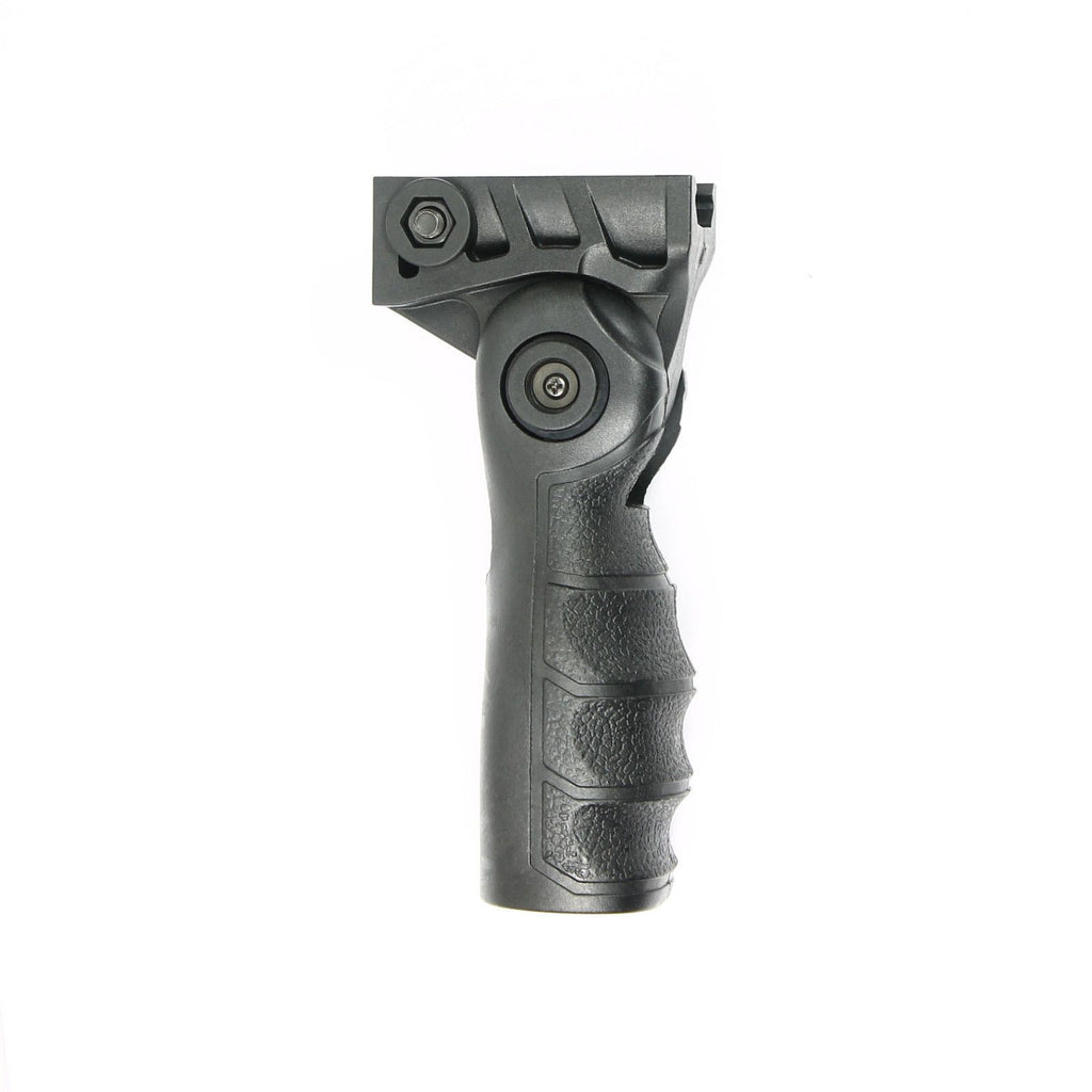 Tactical Push-On QR Vertical Forward Folding Foregrip Grip for Picatin ...