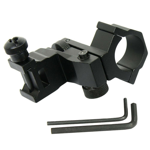 Tactical Flashlight / Laser / Scope Mount Windage Elevation Adjustable ...