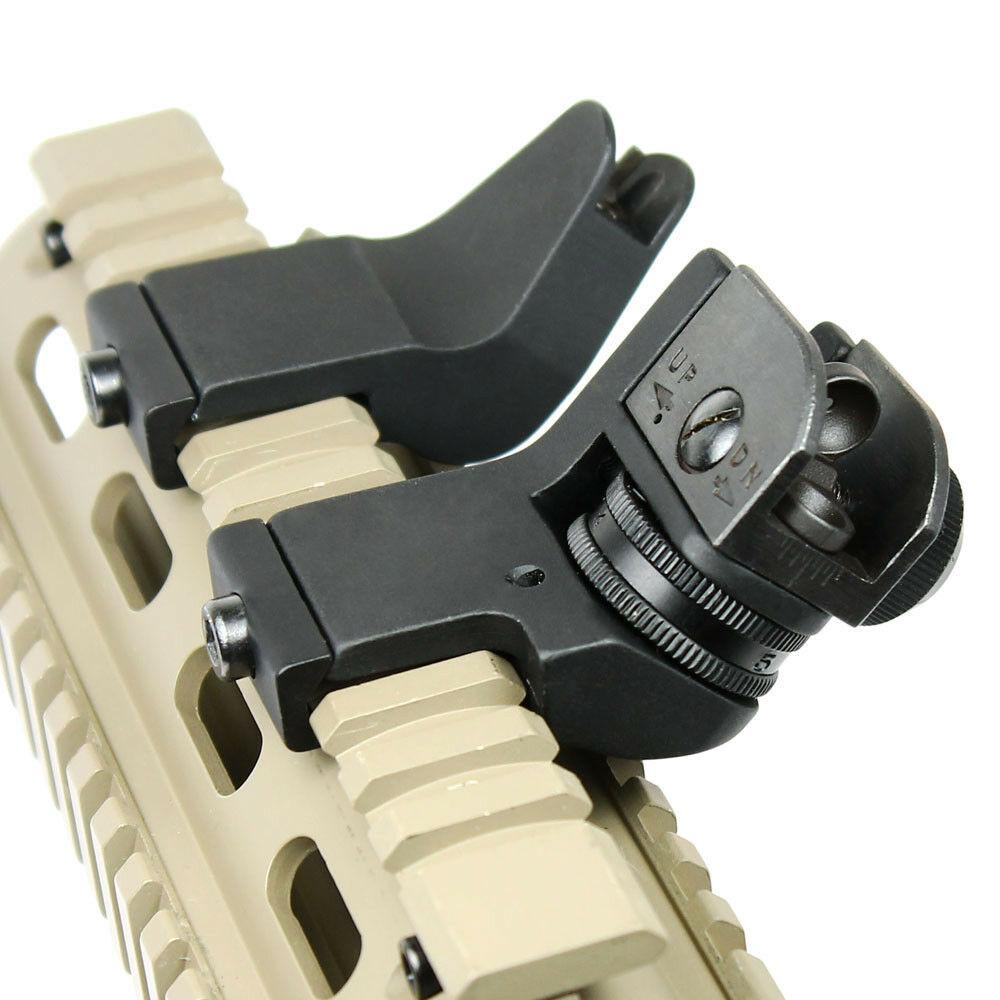 Front and Rear 45 Degree Offset Rapid Transition BUIS Backup Iron Sigh ...