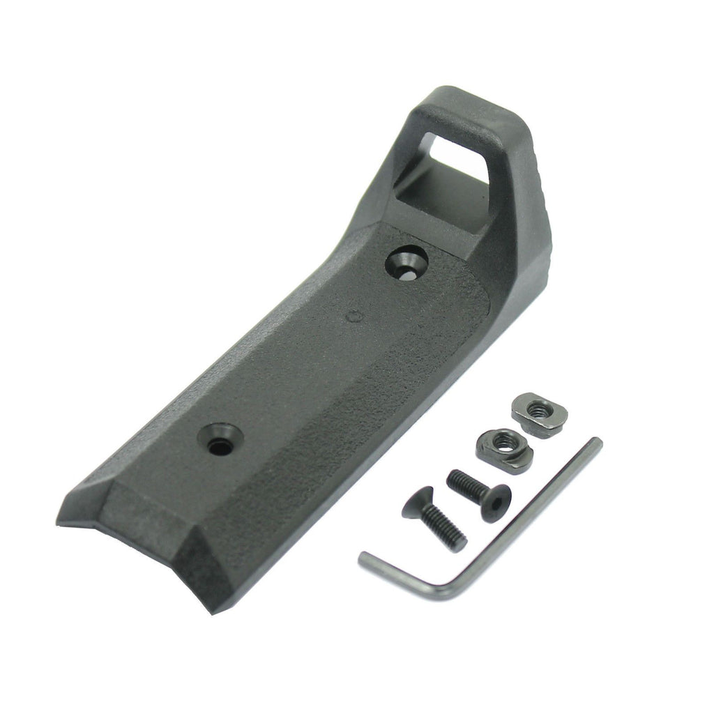 Tactical Grip Foregrip Handstop Fits M-LOK KeyMod Handguard Polymer Bl ...