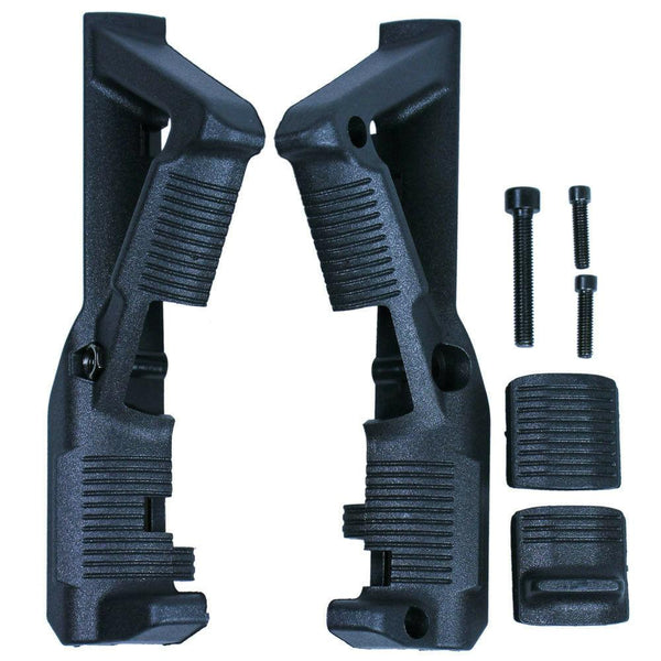 Angled Foregrip Hand Guard Front Grip for Picatinny / Weaver Rail - Bl ...