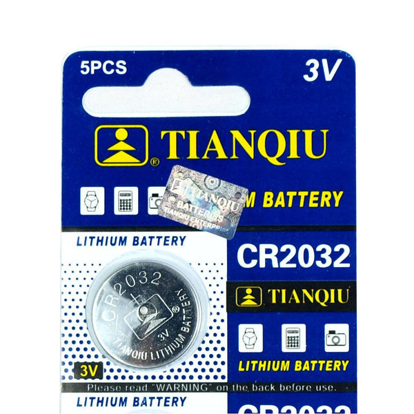 100 PCS Tianqiu CR2032 Lithium Battery 3V Button Cell for Scopes Sigh ...