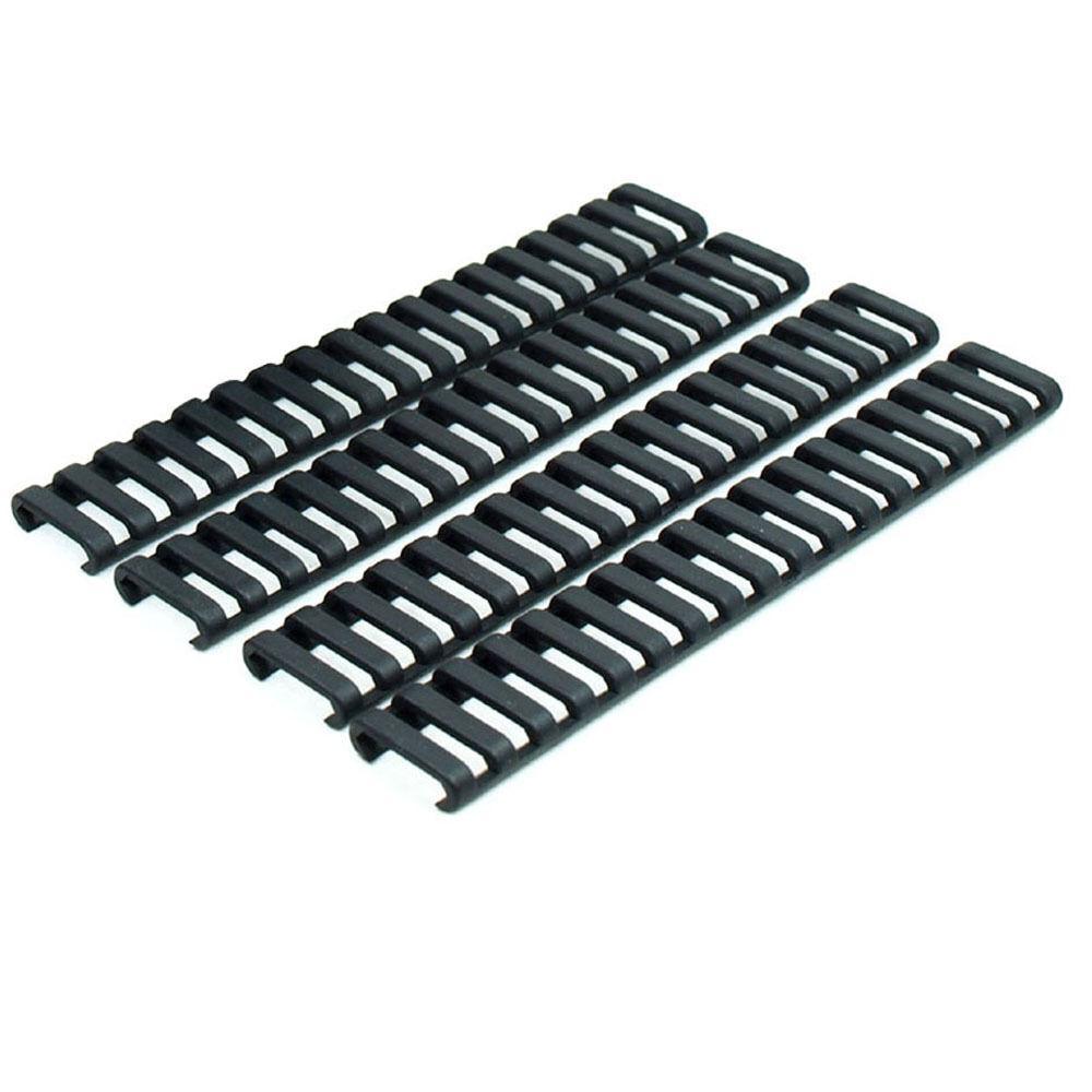 Pack of 4 Heat Resistant Rifle Handguard Weaver Picatinny Ladder Rail ...