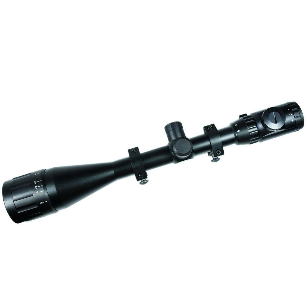 6-24x50 AOEG Hunting Rifle Scope Red Green Mil-dot illuminated Optical ...