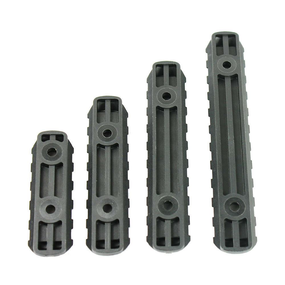 Tactical Rifle Polymer Picatinny Weaver Rail Section Set of 4 for MOE ...