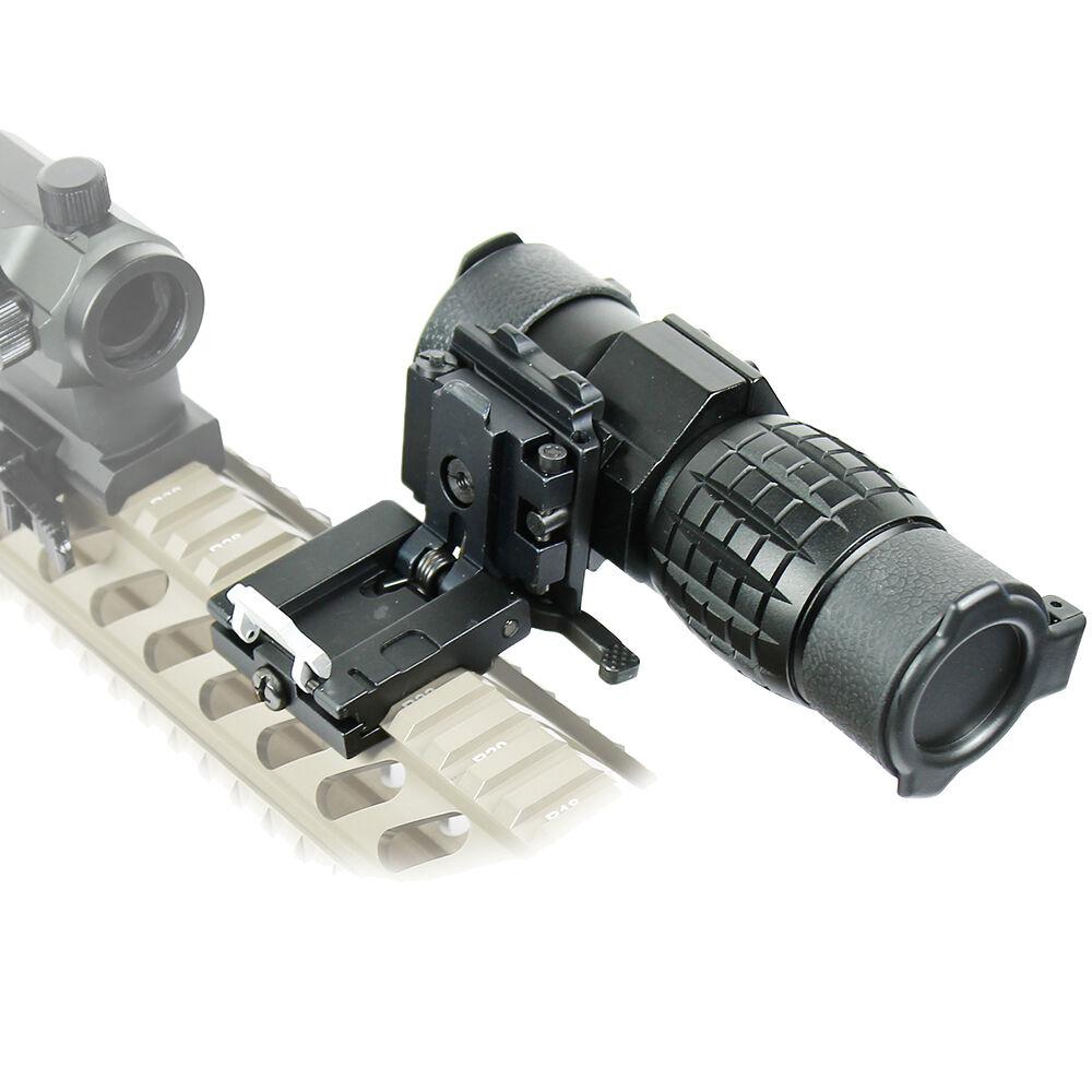 3X Magnifier Scope with FTS Flip to Side Mount Fits Holographic and Re – West Lake Tactical