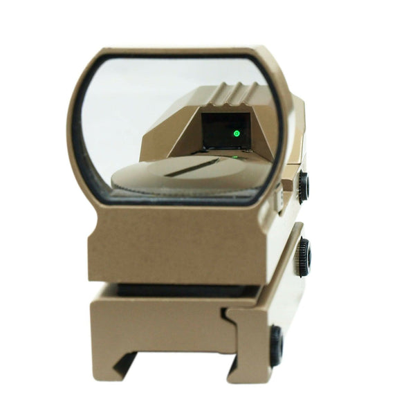 Tactical Holographic Reflex Sight Red - Green 4 Reticles with Rail Mou ...