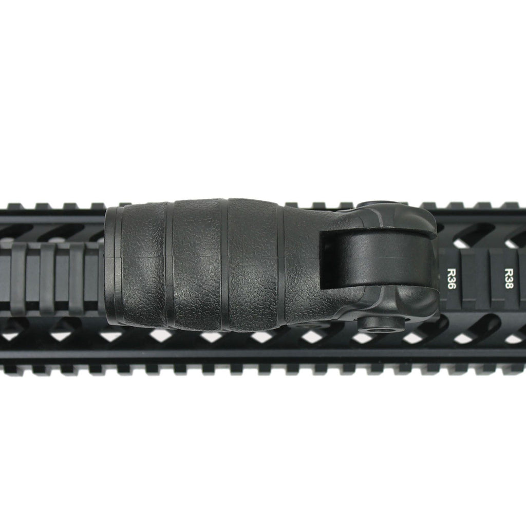 Tactical Push-On QR Vertical Forward Folding Foregrip Grip for Picatin ...