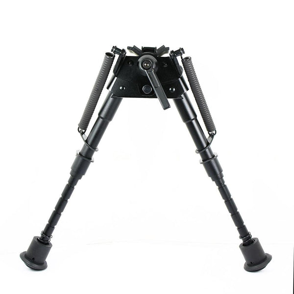 6" to 9" Adjustable Pivot / Rotating Spring Return Rifle Bipod Adjusta ...