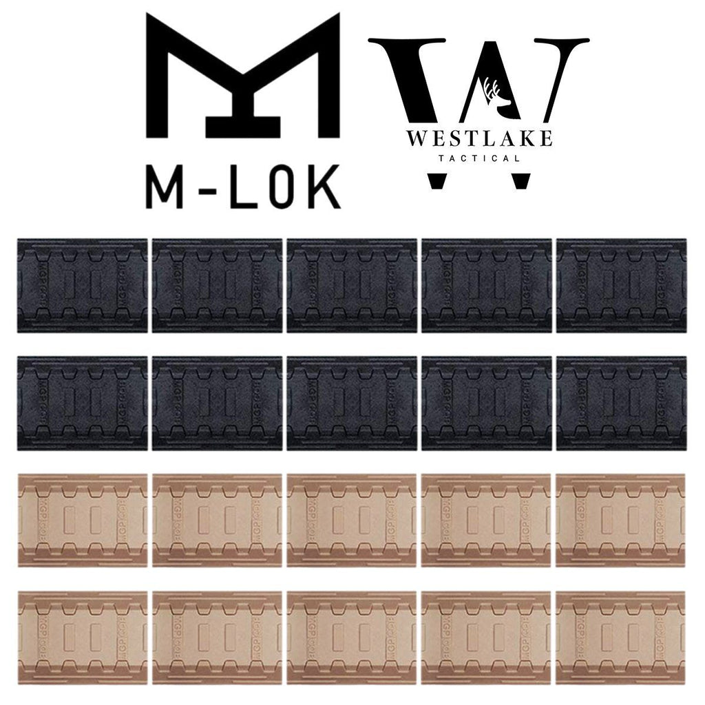 10 PCS M-Lok Rail Cover SNAP-IN Panels for MLOK – West Lake Tactical