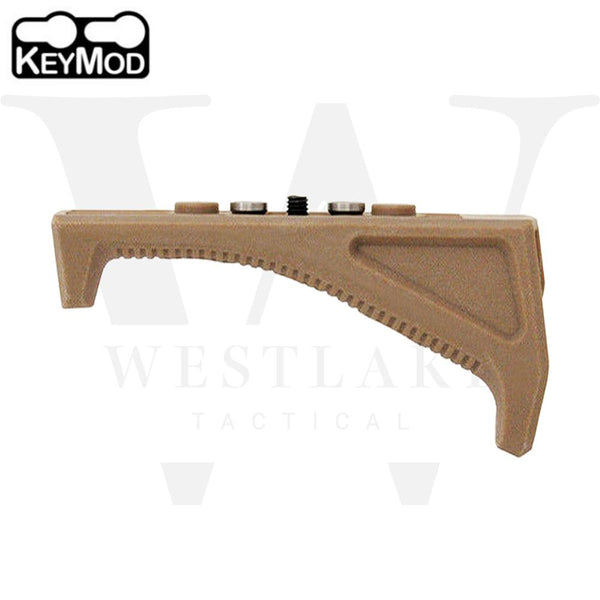 Tactical KeyMod Angled Forward Foregrip Fore Grip Forend Hand Stop Bla ...