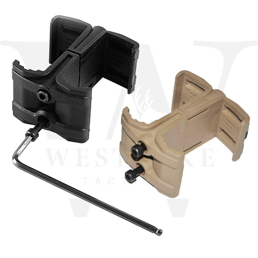 Tactical Magazine Coupler Parallel Connector Link Clamp Double Holder ...