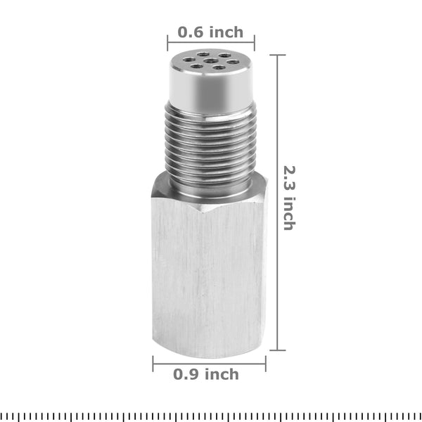 O2 Oxygen Sensor Spacer Engine Adapter Bung Catalytic Hot Converter ne ...