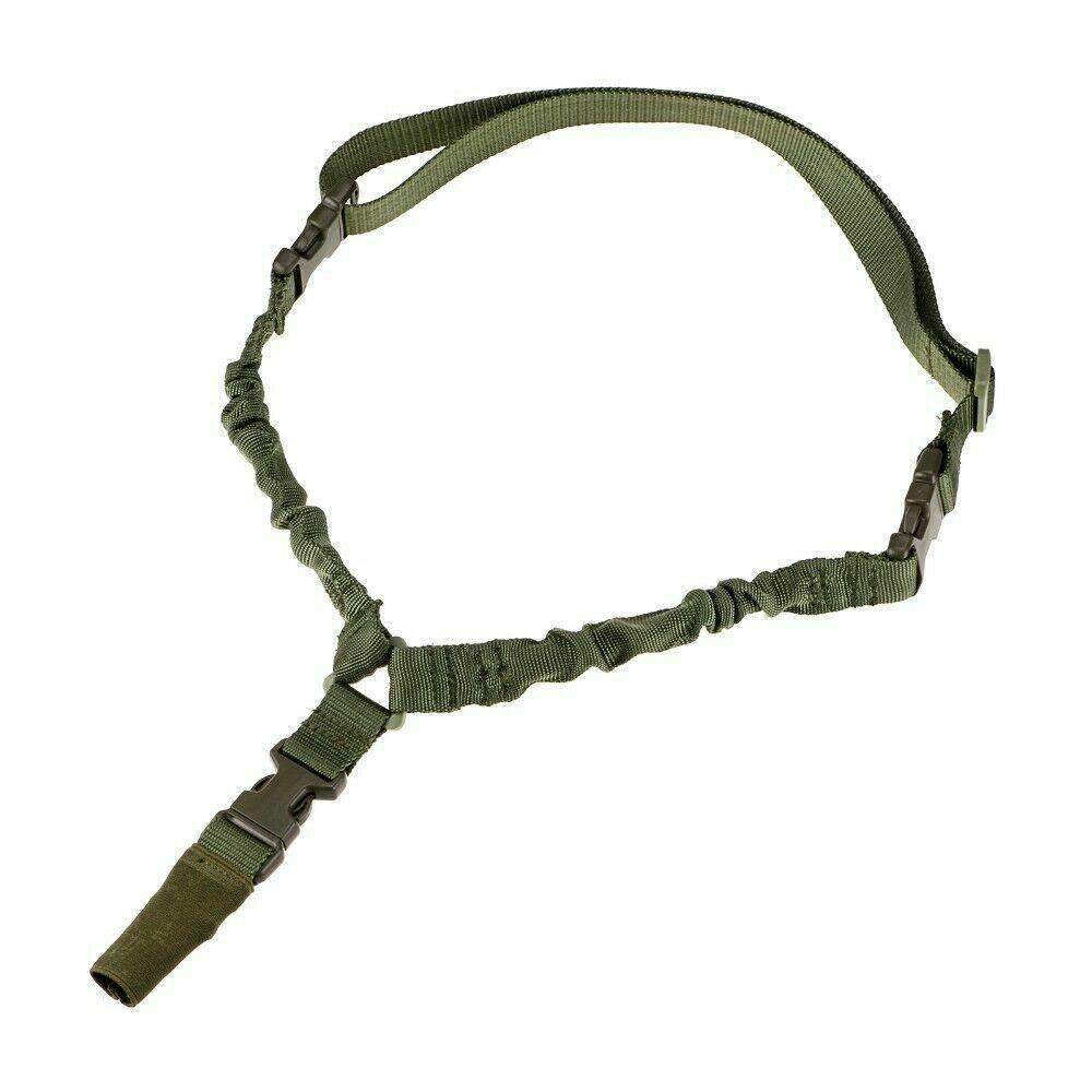 Tactical One 1 Single Point Bungee Rifle Gun Sling Strap w/ Quick Rele ...