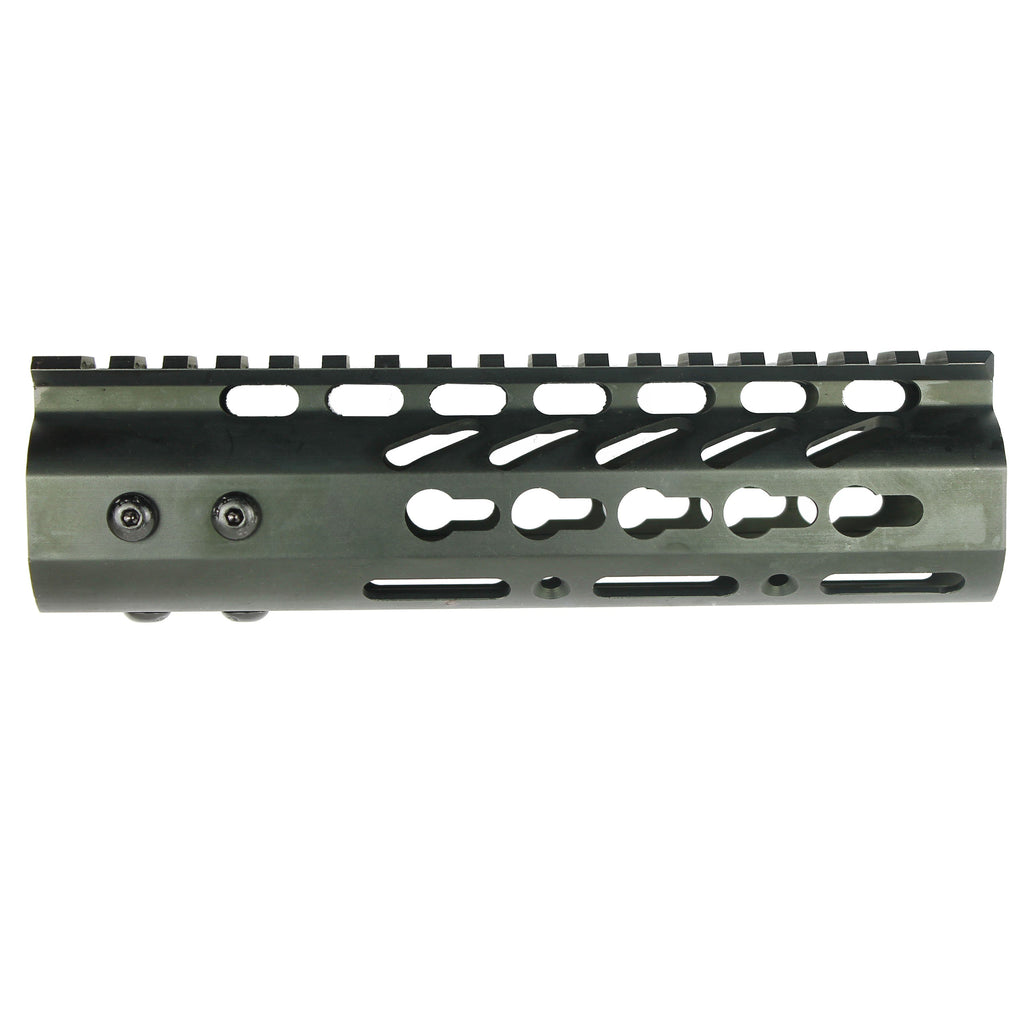 10" KEYMOD Handguard Ultra Slim Free Float Quad Rail | West Lake Tacti ...