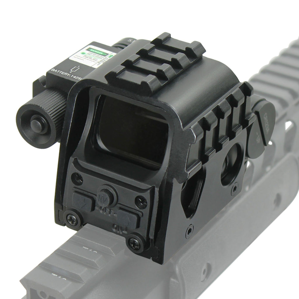 Tactical HD 553G Red Green Reticle Reflex Holosight Rifle Scope w/ Gre ...