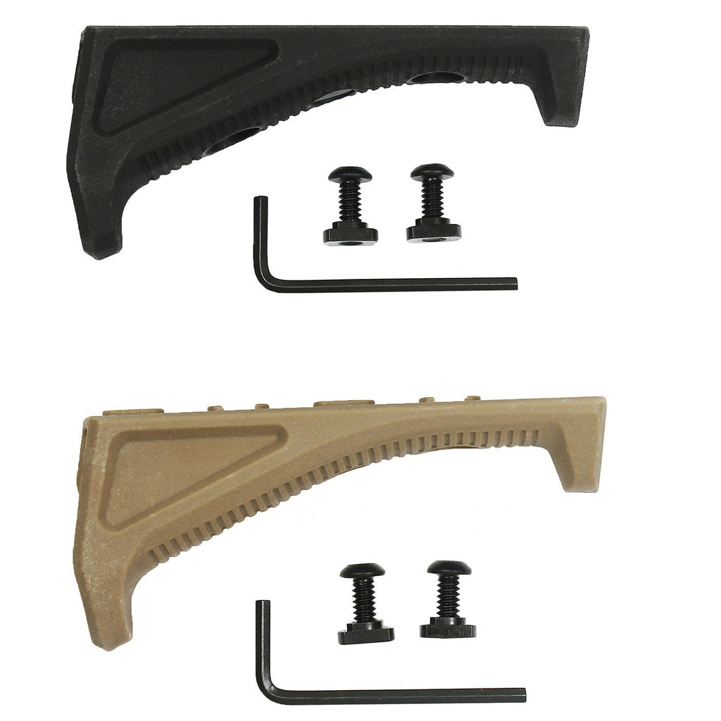 Tactical M-LOK Angled Forward Foregrip Fore Grip Forend Hand Stop Blac ...