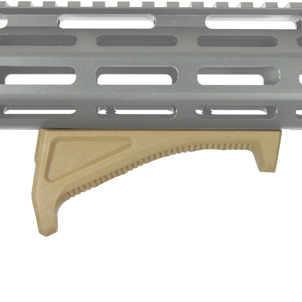 Tactical M-LOK Angled Forward Foregrip Fore Grip Forend Hand Stop Blac ...