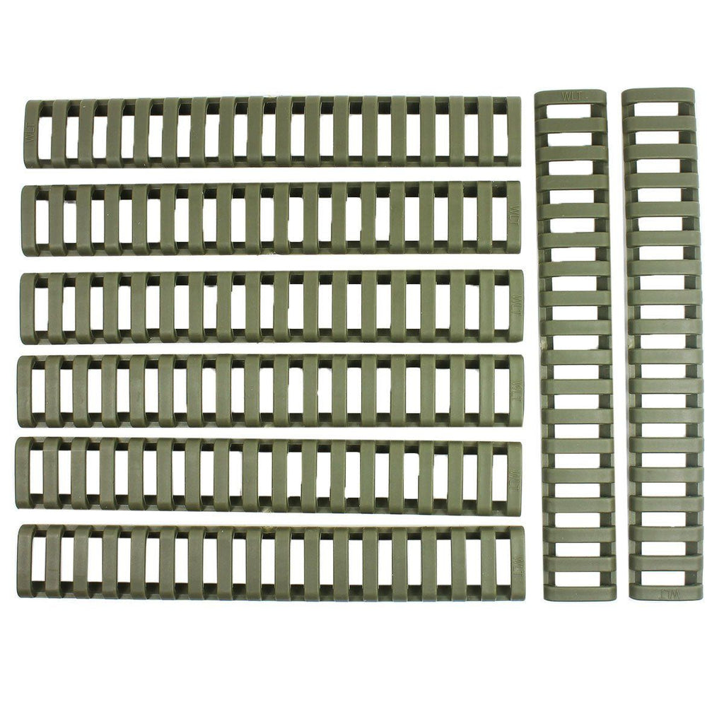 8 Pack Heat Resistant Rifle Ladder Rail Cover Weaver Picatinny Handgua ...