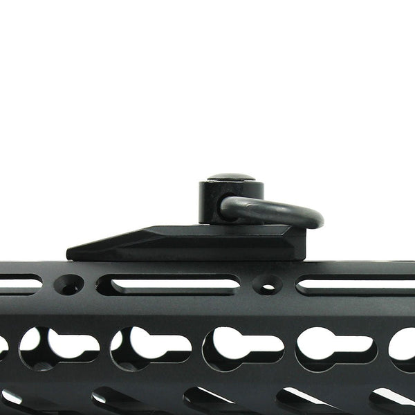 Tactical QD KEYMOD Sling Swivel Mount / Rail Section - Push Button Qui ...