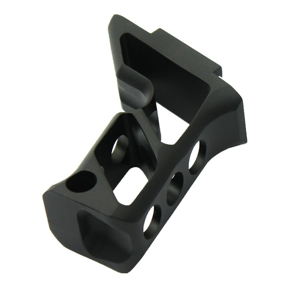 Skeletonized Tactical Foregrip Angled Grip + 3" KeyMod Rail for KeyMod ...