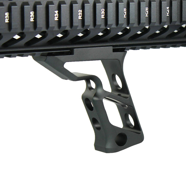 Skeletonized Tactical Foregrip Angled Grip + 3" KeyMod Rail for KeyMod ...