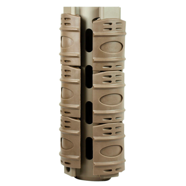 6.7" Length Carbine Handguard Picatinny Quad Rail with Rail Covers Tan ...