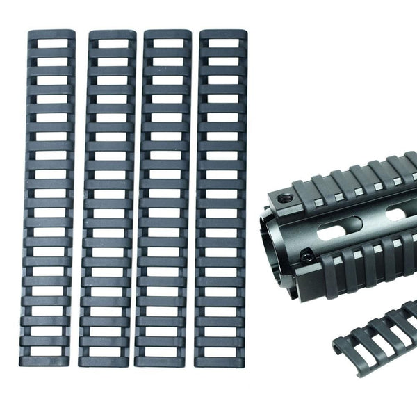 8 Pack Rubber Panel Covers + Ladder Rail Cover for Keymod Handguard ...