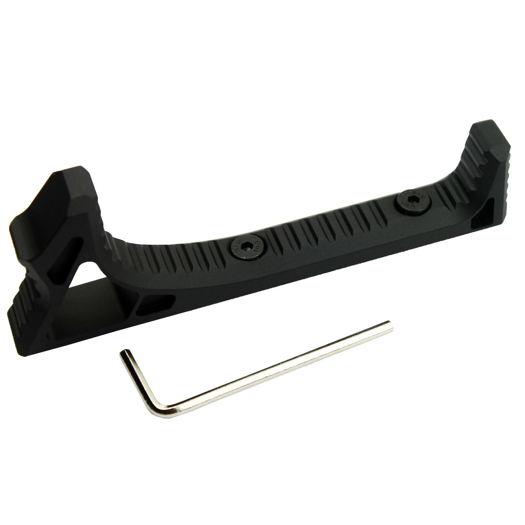 Curved Angled Foregrip Front Grip Fits KeyMod Handguard Rails for RPR ...