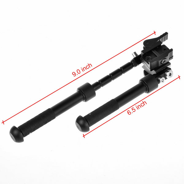 Rifle Bipod Quick Detach Mount 6.5-9" Adjustable Fit 20mm Picatinny Ra ...